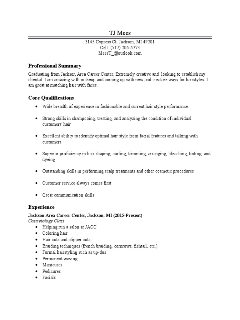 Resume - Cos | PDF