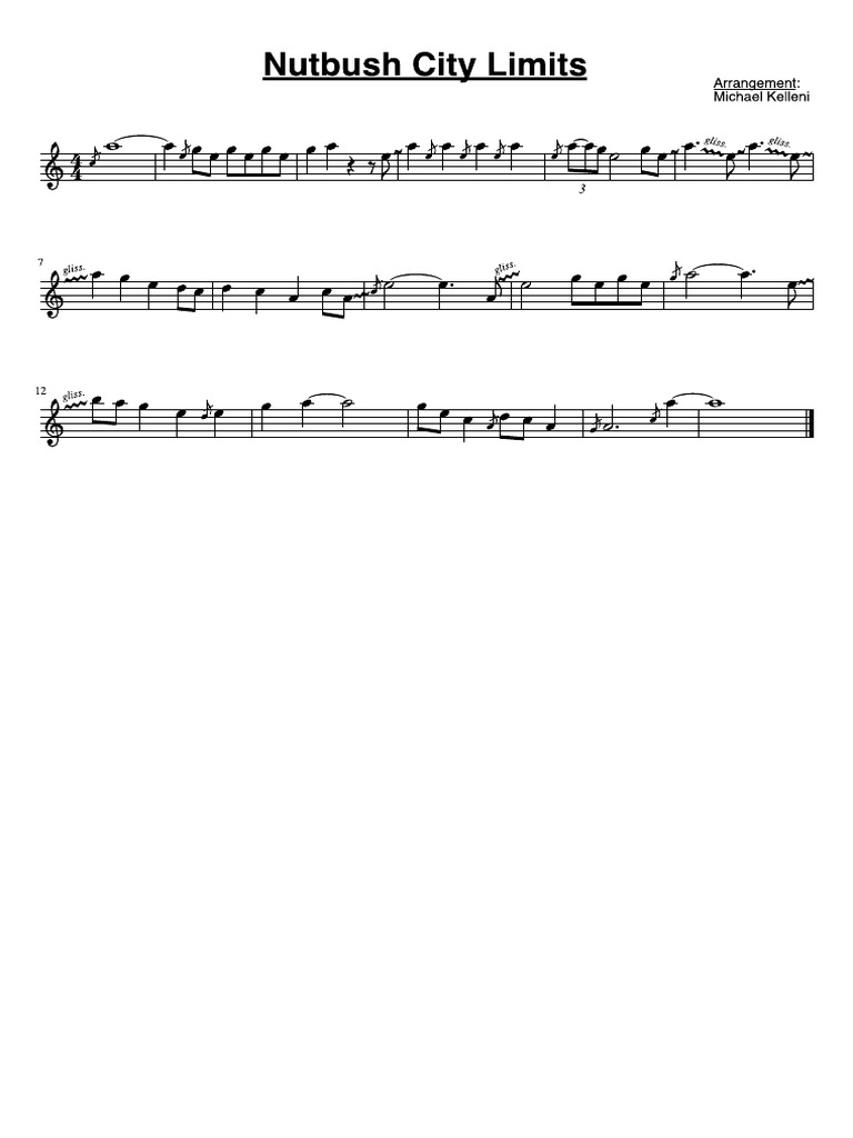 Nutbush City Limits | PDF