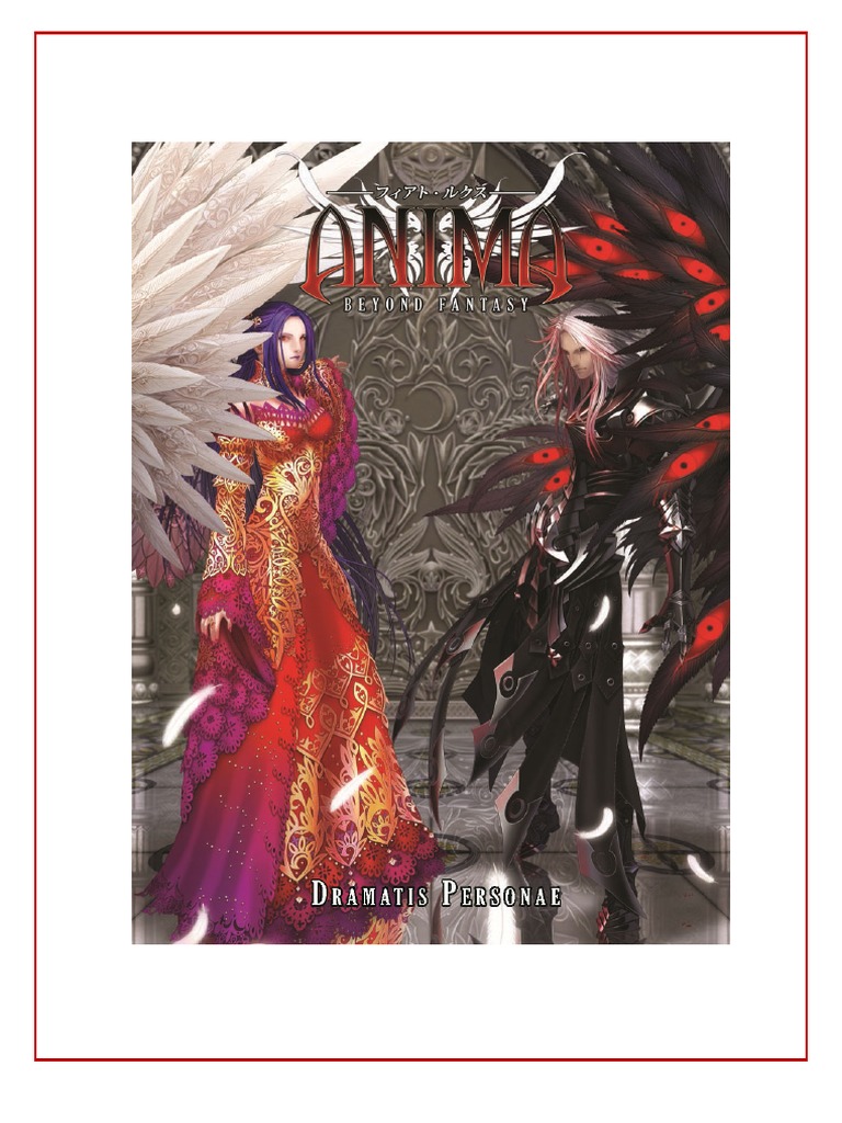 Anima Beyond Fantasy Dramatis Personae English Translation | PDF ...
