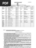 LCA Examination Schedule of Exams 2025 and Written Examination ...