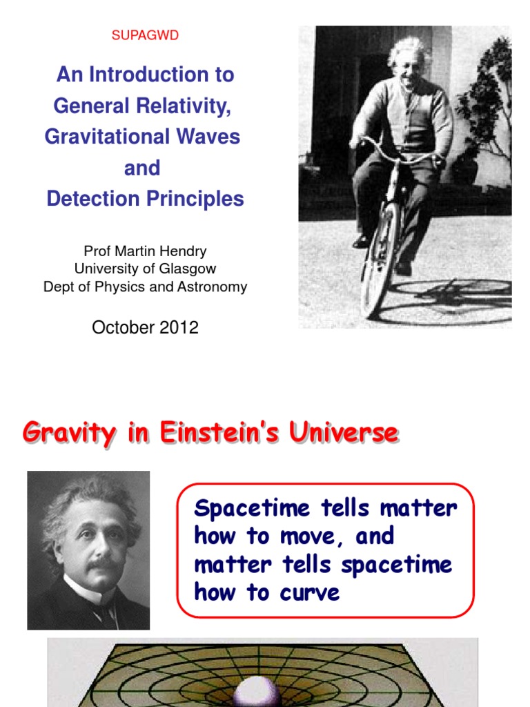 An Introduction to General Relativity, Gravitational Waves and ...