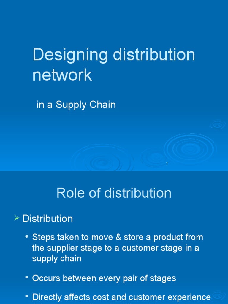 Designing Distribution Network: in A Supply Chain | PDF | Warehouse ...