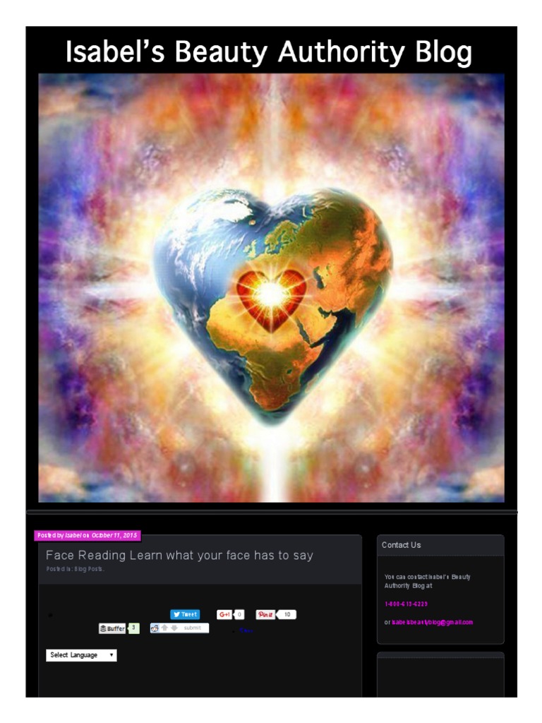 Face Reading Learn What Your Face Has To Say Blog | PDF | Cosmetics | Face