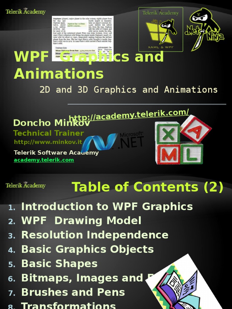 2D and 3D Graphics and Animations | PDF | Shape | Windows Presentation ...