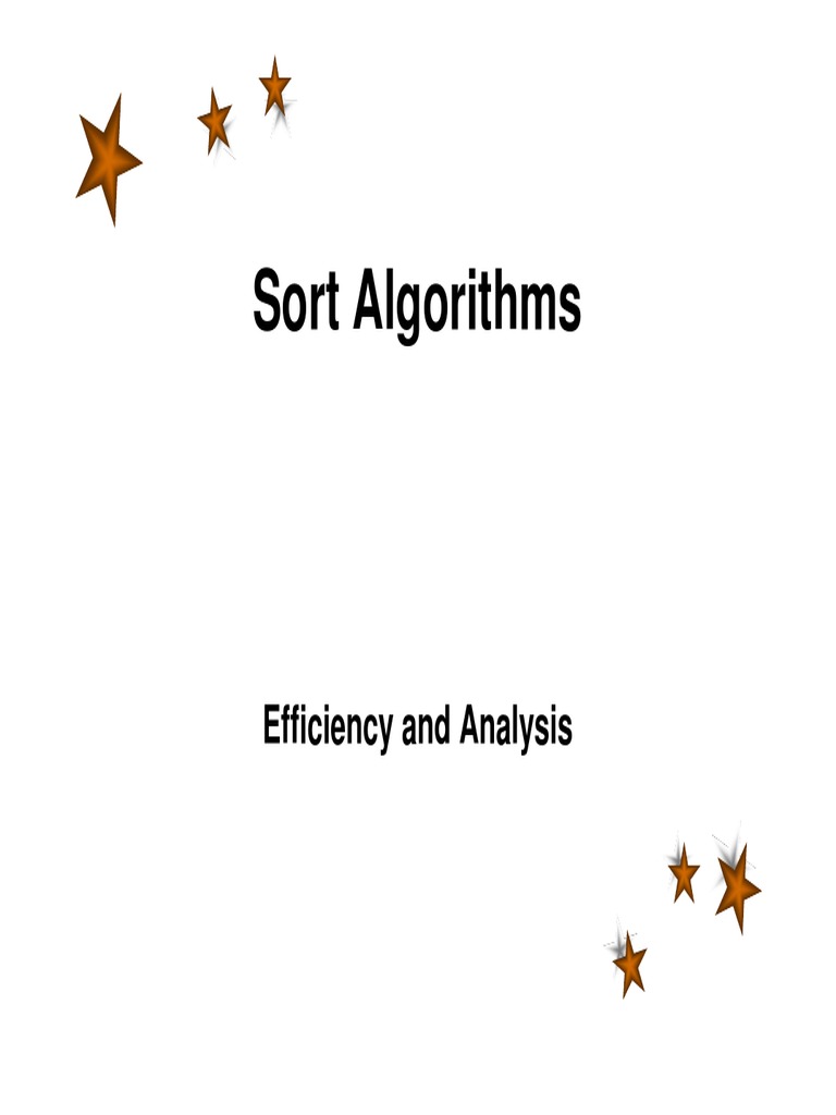 4 Sort Pdf Algorithms And Data Structures Areas Of Computer Science