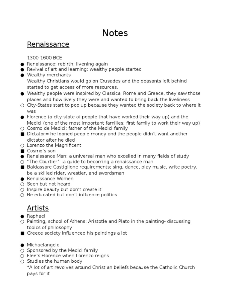 Overview of the Renaissance Era | PDF | Scientific Revolution | Renaissance