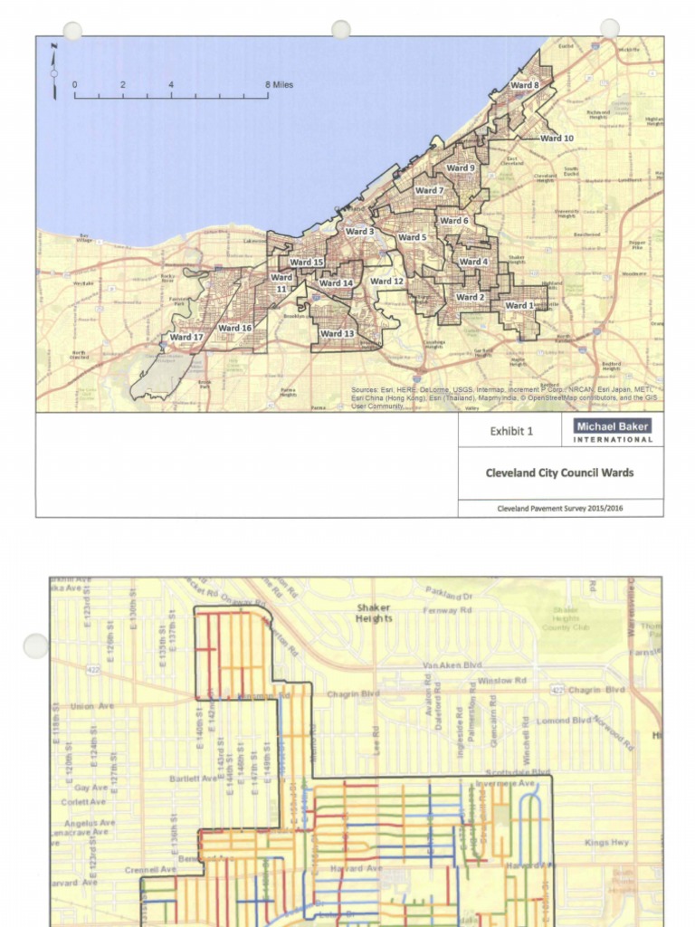 Cleveland Pavement Management Survey 2015 Maps | PDF | Business