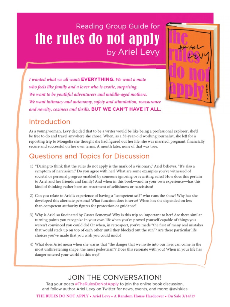 The Rules Do Not Apply | PDF