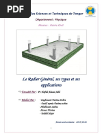Note de Calcul Radier12 | PDF | Élasticité (Physique) | Béton armé