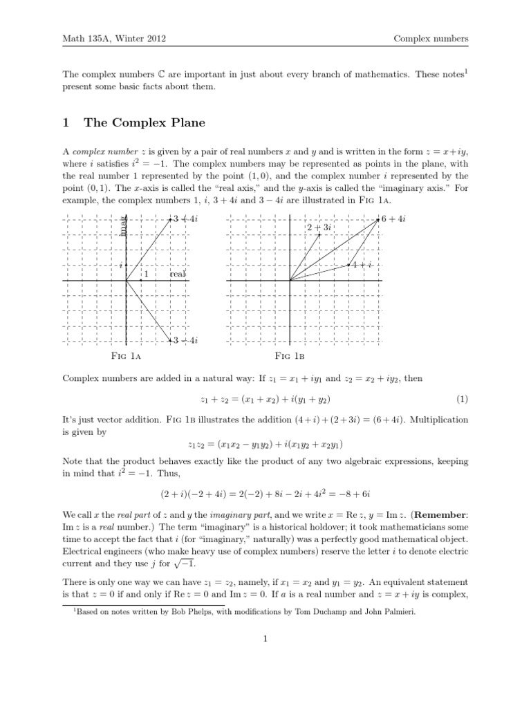 Complex PDF | PDF | Complex Number | Trigonometric Functions