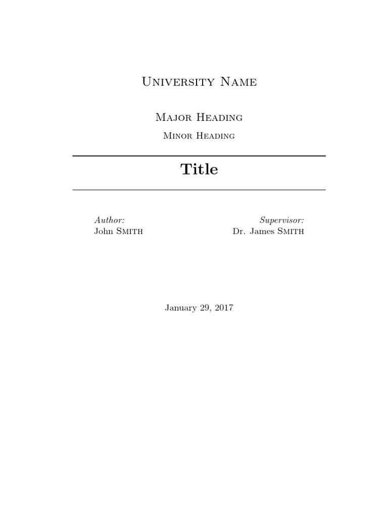 Title Page 1 | PDF