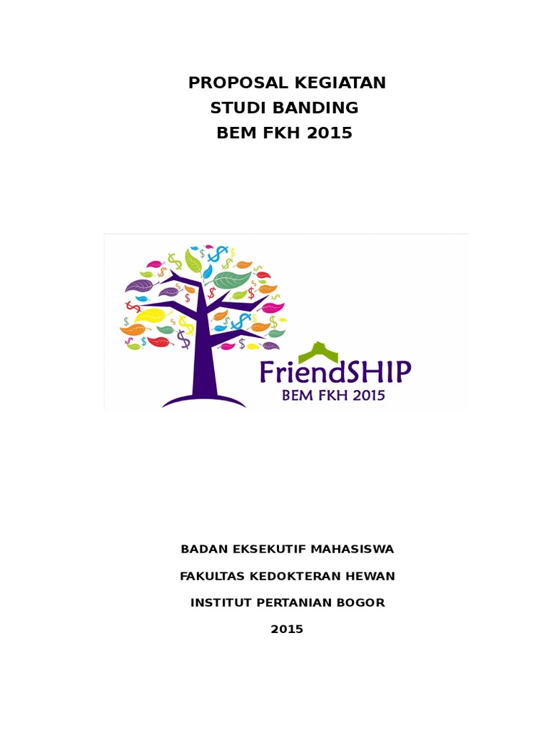 Proposal Program Kegiatan Studi Banding Bem FKH 2015 | PDF