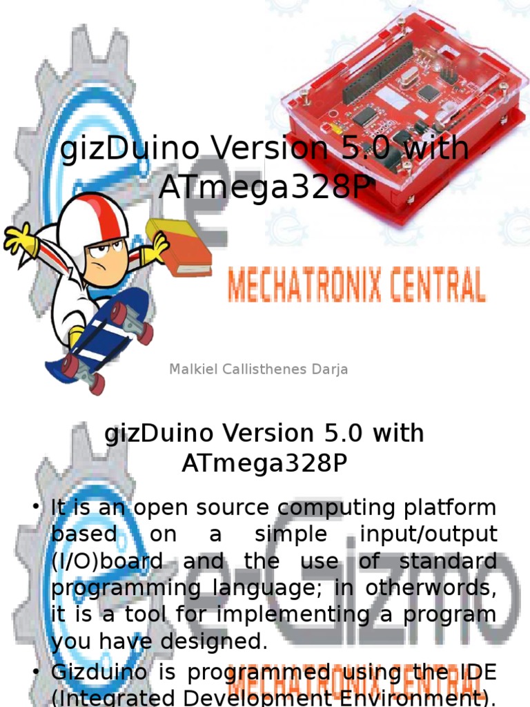 An Introduction to the gizDuino Version 5.0 Microcontroller Board ...