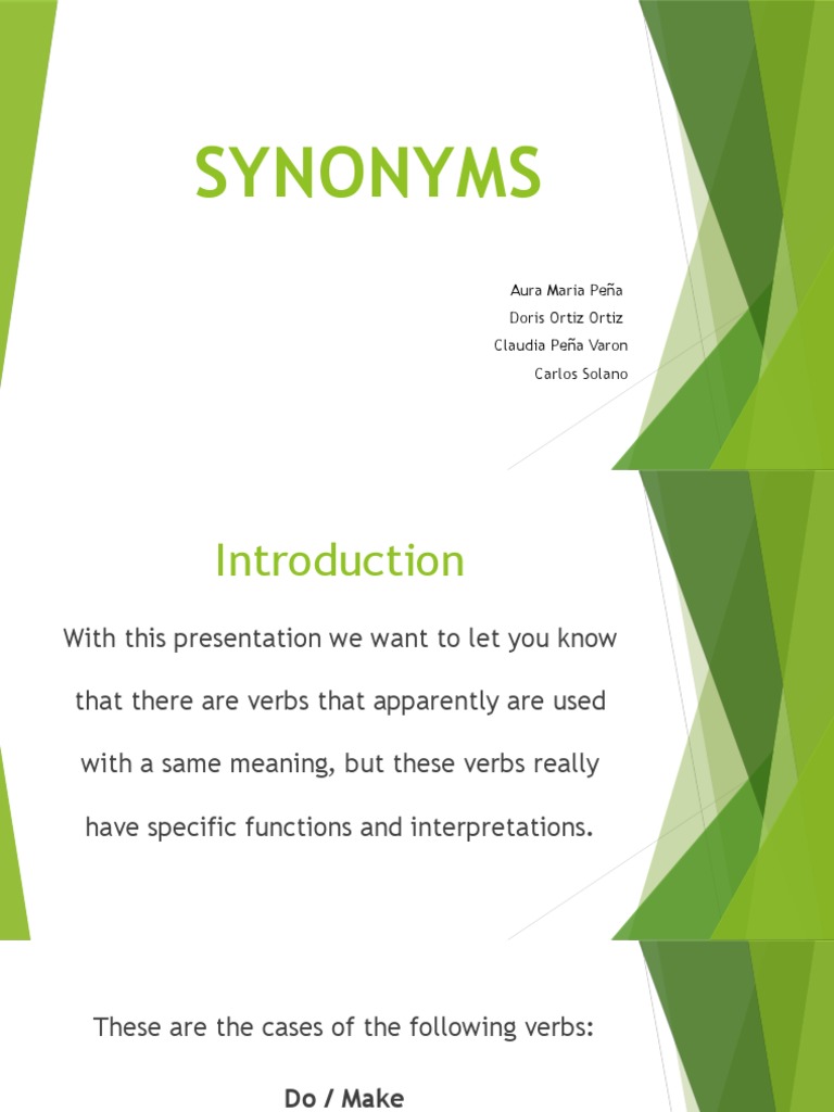 Synonyms: Understanding the Subtle Differences Between Commonly ...