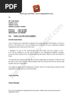 Hotel Special Request Letter Template | PDF | Career & Growth | Law