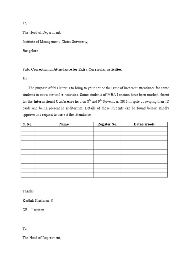 Attendance Correction Request | PDF | Business
