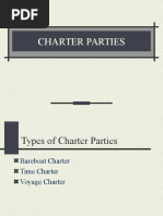 Charter Party Agreement Overview | PDF | Cargo | Ships