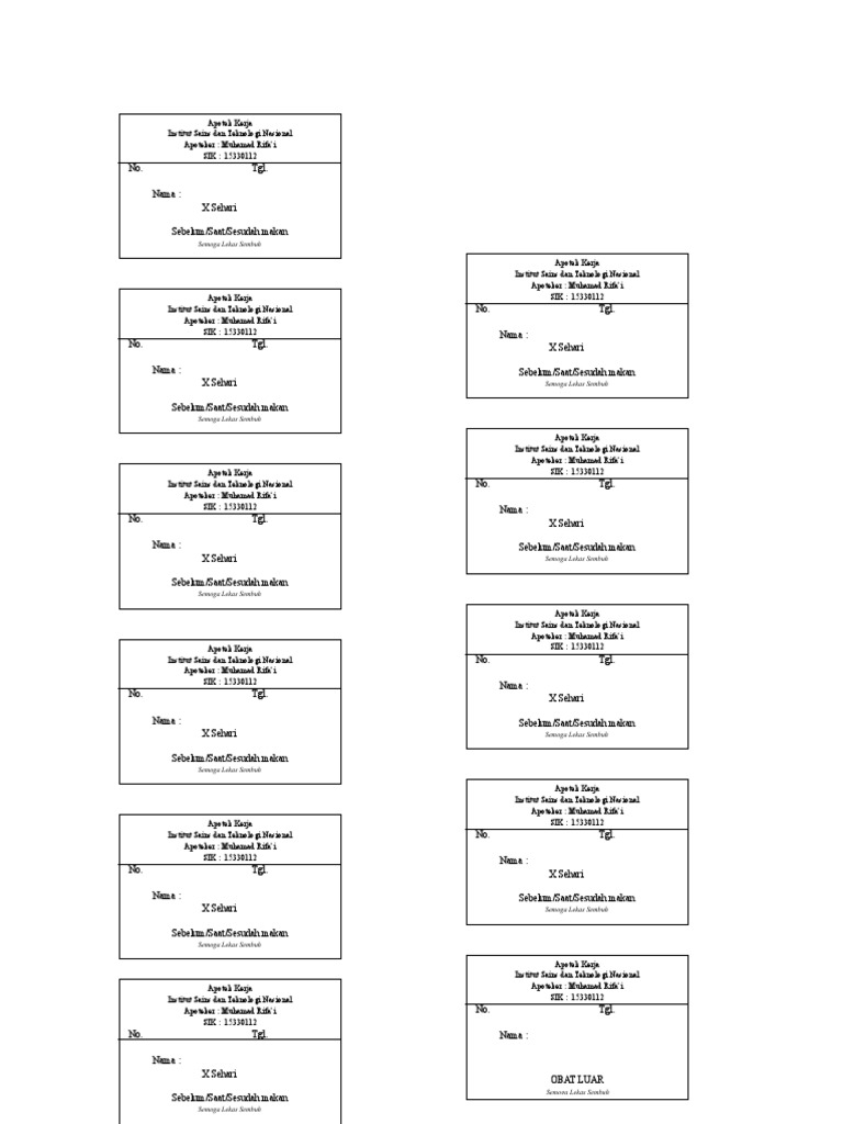 Etiket Label | PDF | Pengembangan Diri | Kesehatan Holistik