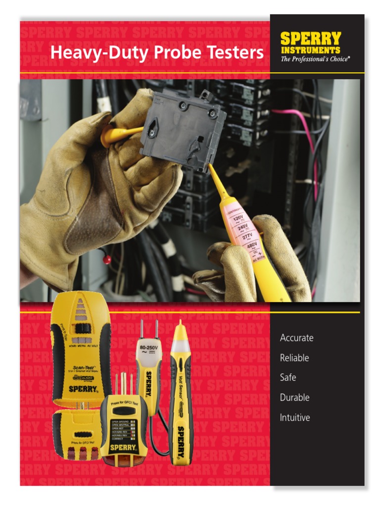 Heavy-Duty Probe Testers: Accurate Reliable Safe Durable Intuitive ...