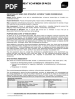 Confined Space Rescue Plan Template | PDF | Emergency | Emergency ...