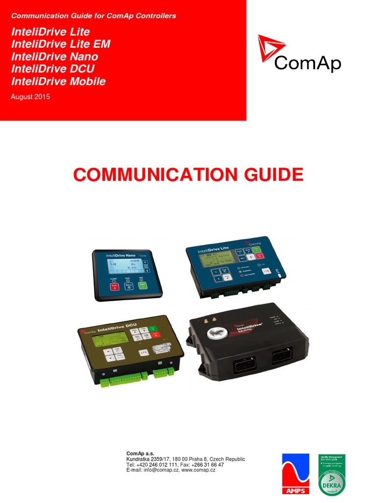 InteliDrive Communication Guide 08-2015 PDF | PDF