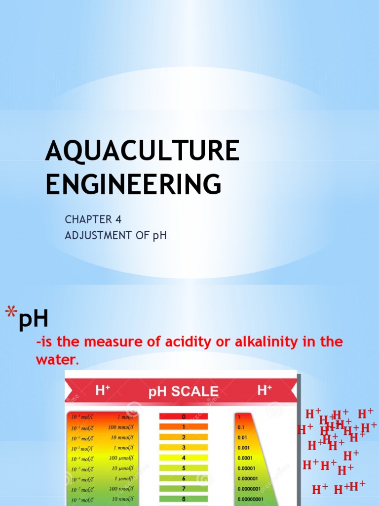 pH Adjustment Techniques in Aquaculture | PDF | Ph | Carbonate