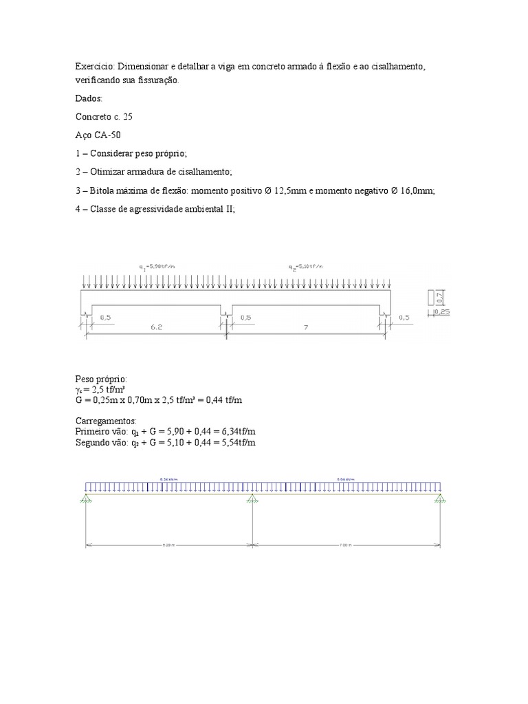 Exercícios Resolvido de Concreto Armado | PDF | Engenharia Civil ... Exercícios Resolvido de Concreto Armado | PDF | Engenharia Civil ...