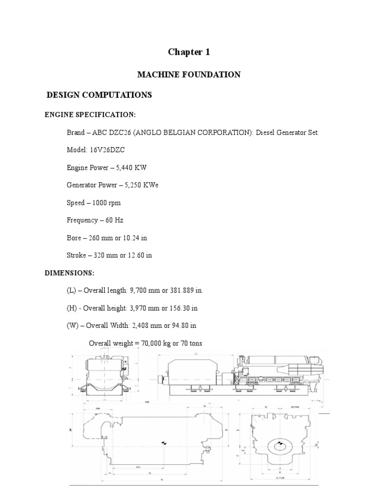 Design Computations | PDF | Engines | Diesel Engine