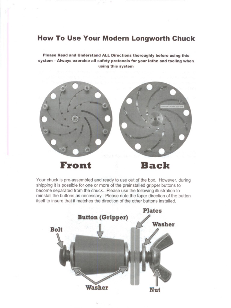 Longworth Chuck PDF | PDF | Screw | Nut (Hardware)