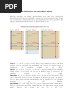 Dimensiones de Tamaños de Papel A - A0, A1, A2, A3, A4, A5, A6, A7, A8, A9, A10 - en Pulgadas y ...