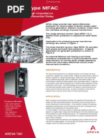 MFAC 34 Cortec | PDF | Relay | Electrical Impedance