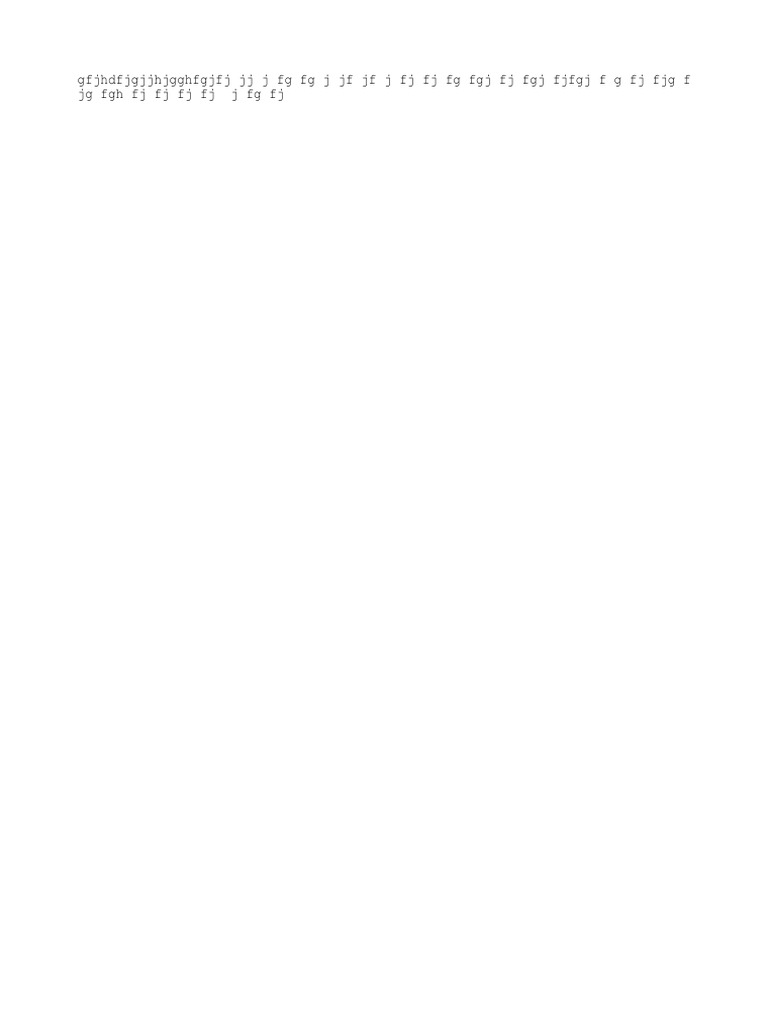 Unreadable Document Text | PDF