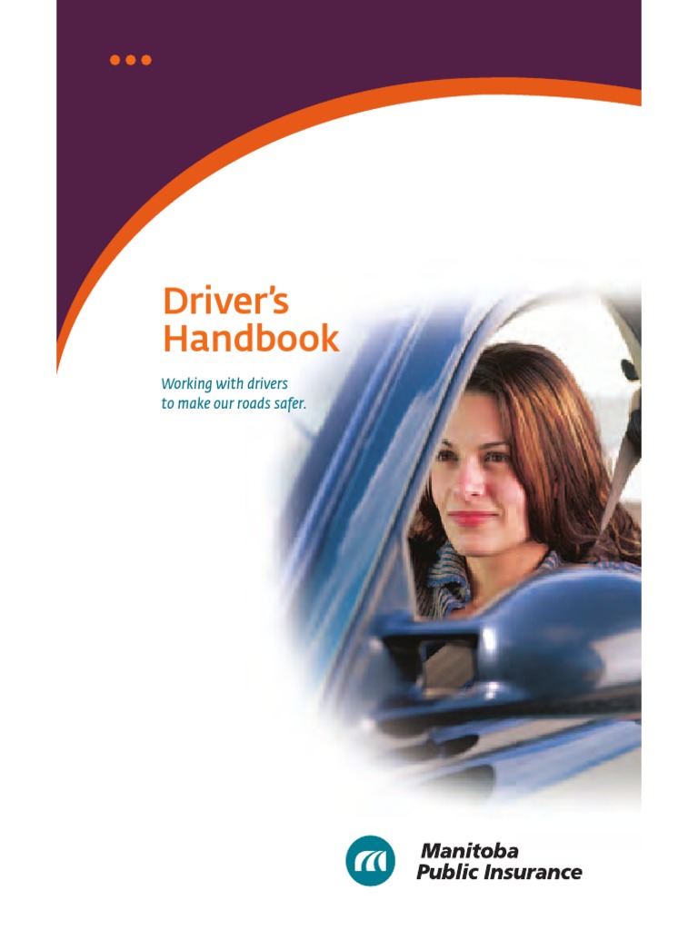 Manitoba Driver's Handbook Overview | PDF | Driver's License | Driving