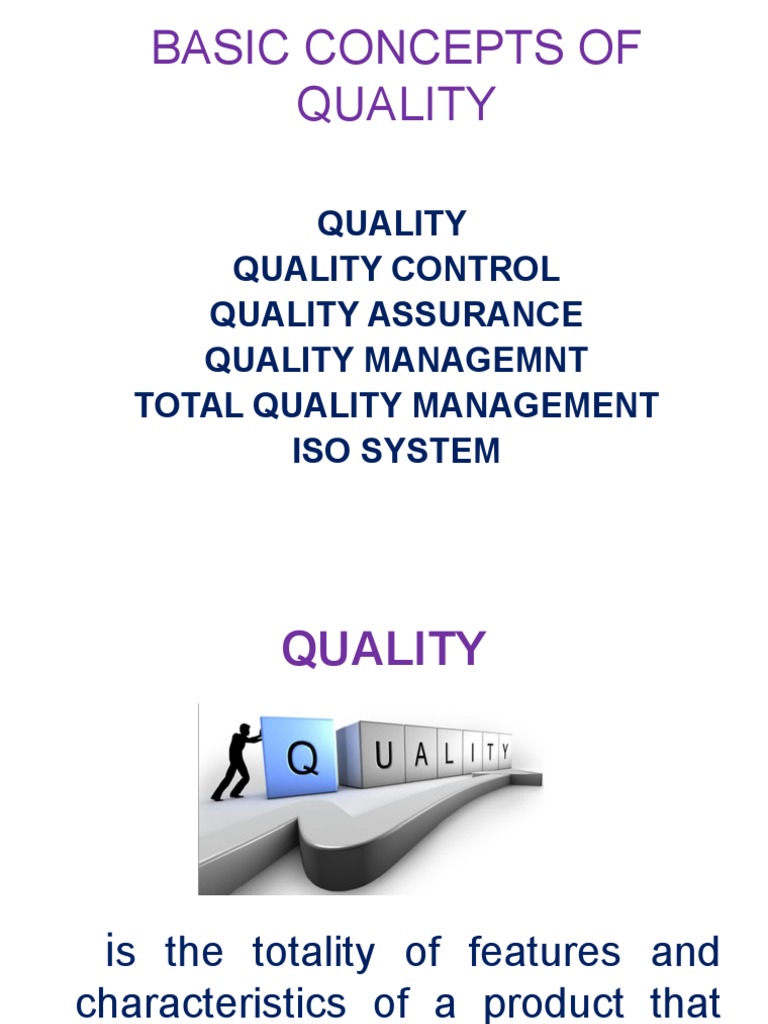 Understanding Quality Management Concepts | PDF | Quality Assurance ...