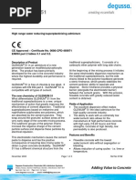 MasterGlenium SKY 8233 v1 PDF | PDF | Concrete | Chemistry