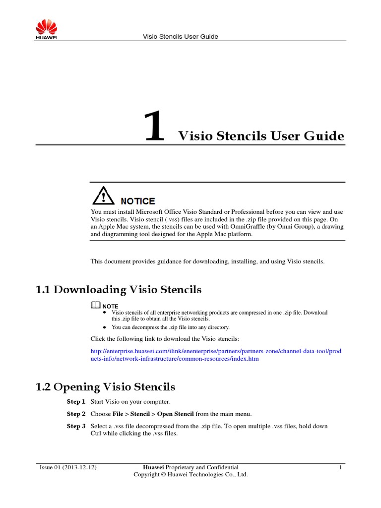 Enterprise Network Product Visio Stencils User Guide PDF | PDF | Office ...
