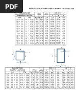 Tabla Pesos de Perfil PTR y HSS AC | PDF | Moneda