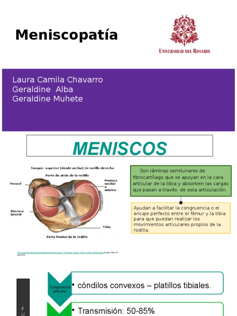 Meniscopatia | PDF | Rodilla | Articulaciones