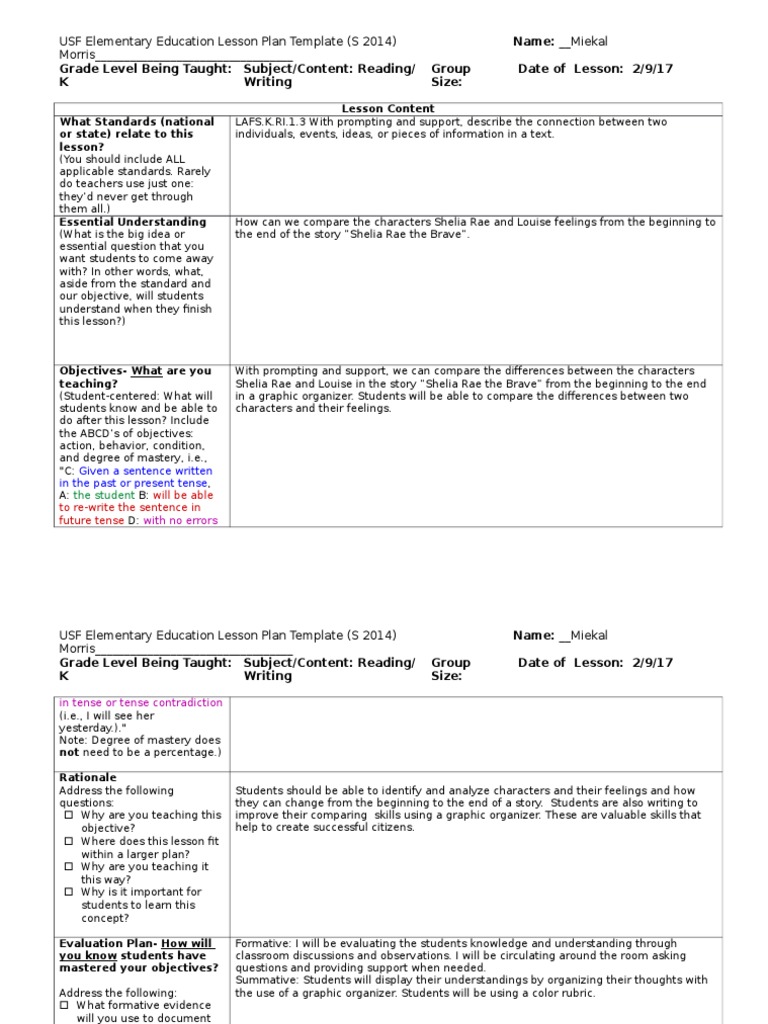 Sheila The Brave Lesson Plan Day2 | PDF | Teaching Method | Lesson Plan