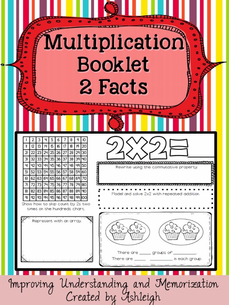 Free Multiplication Facts Booklet For 2 Facts | PDF | Education Theory ...