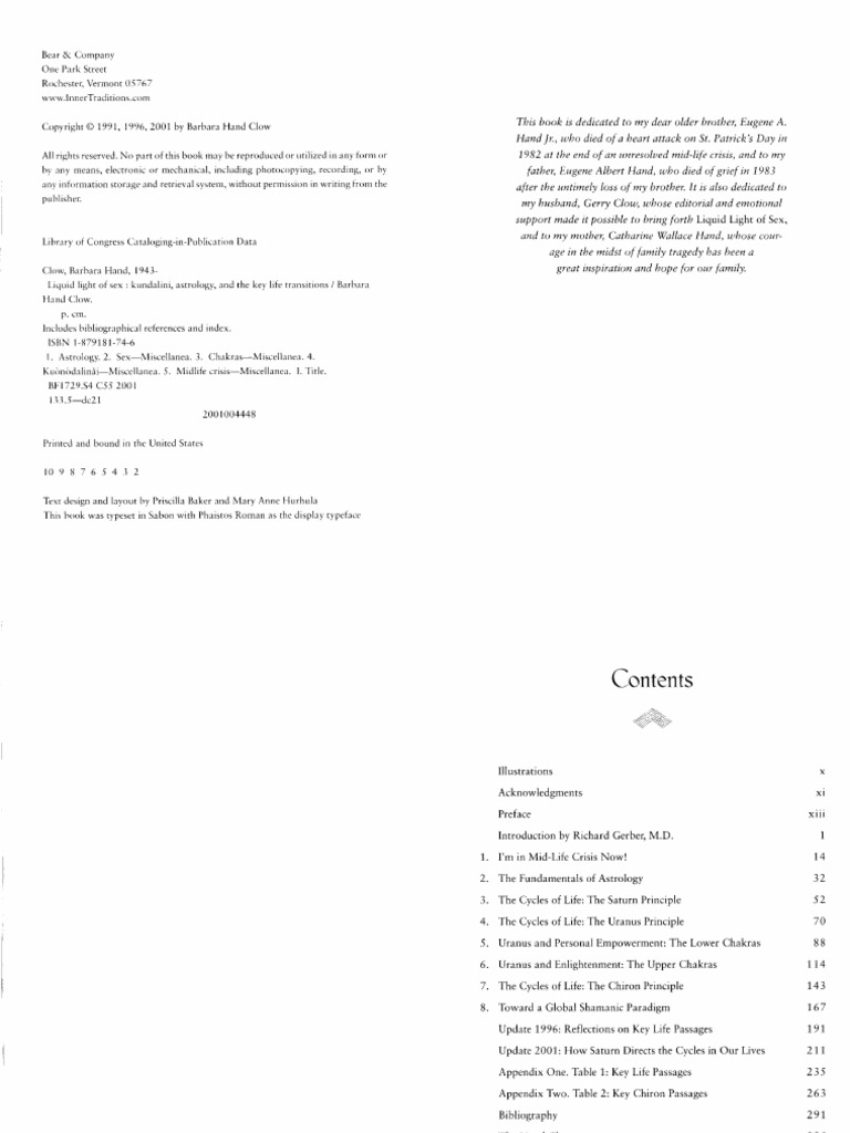 Barbara Hand Clow-The Liquid Light of Sex PDF | PDF