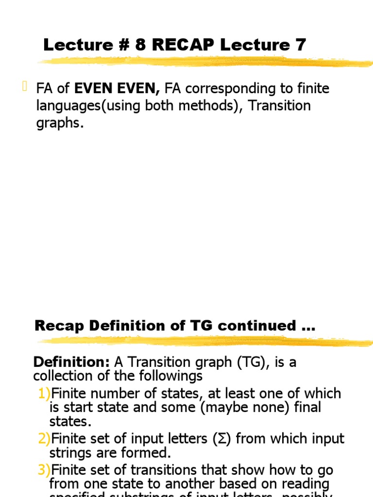 Lesson 8 | PDF | String (Computer Science) | Mathematical Logic