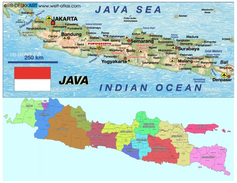 Peta Pulau Jawa | PDF