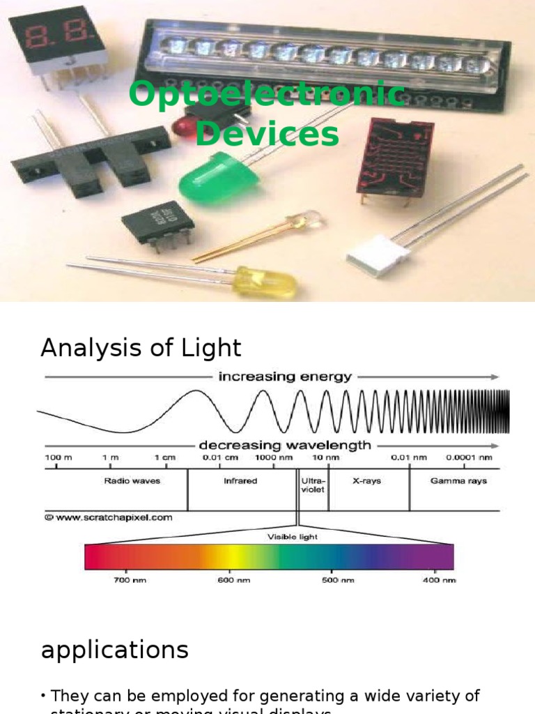 Optoelectronic Devices | PDF | Materials Science | Electromagnetism