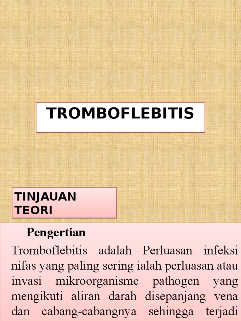 Tromboflebitis | PDF
