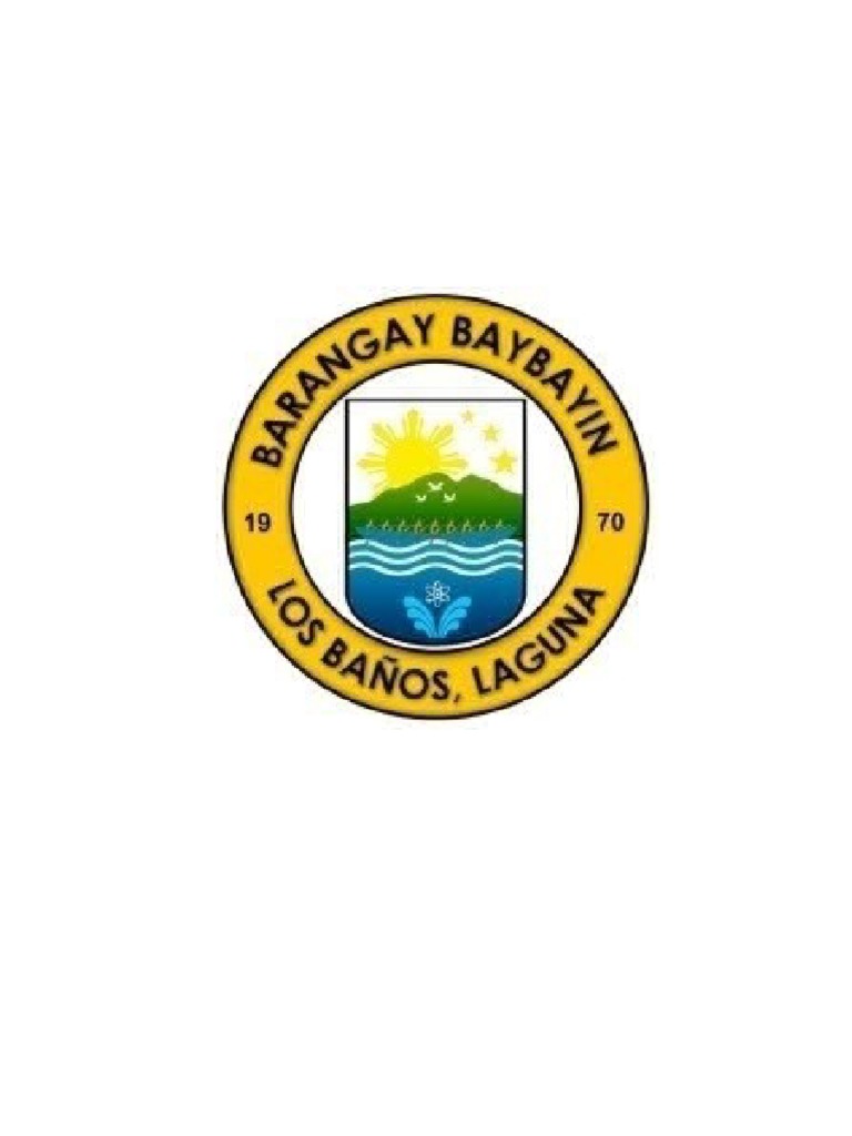 Barangay Baybayin Logo | PDF