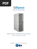 Datasheet - Rittal 42U Server Cabinet | PDF | Door | Sheet Metal