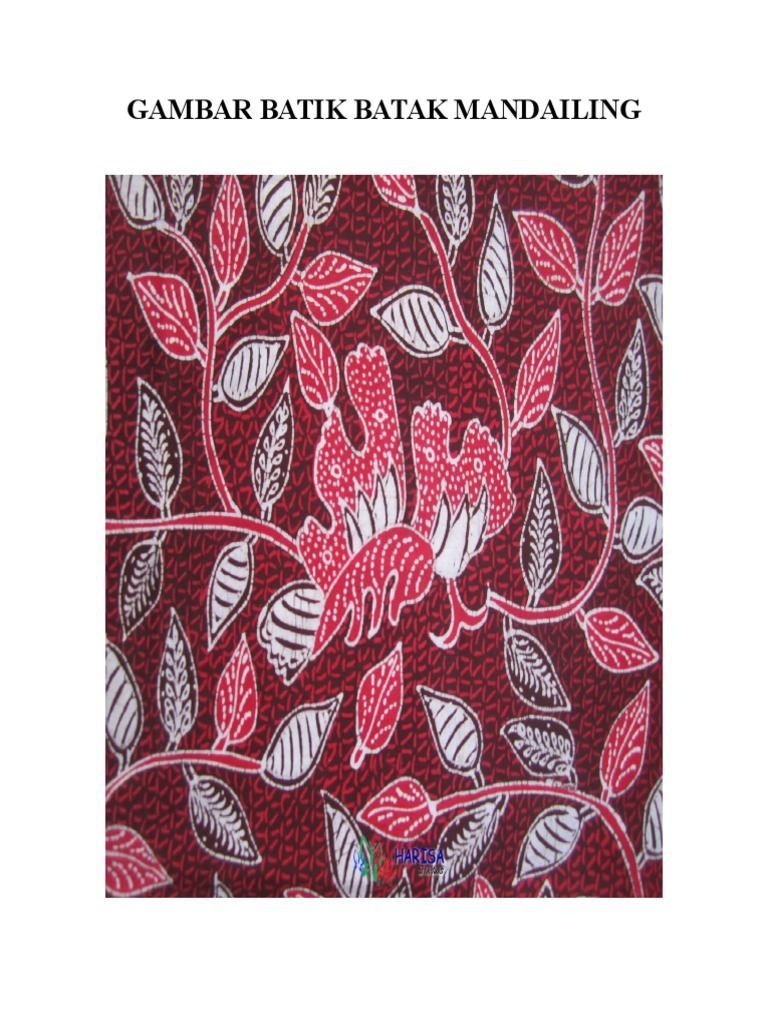 Gambar Batik Batak Mandailing | PDF