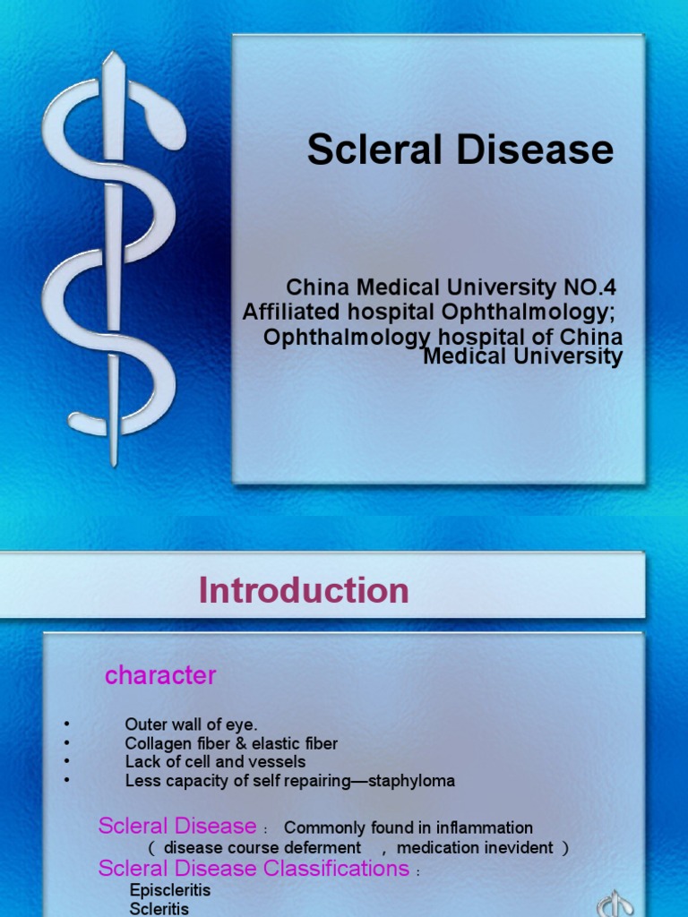 Sclera Diseases | Vision | Medical Statistics