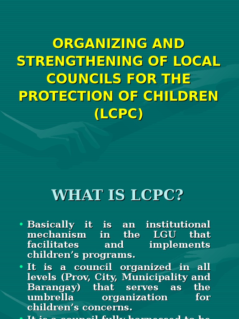 BCPC Presentation | PDF | Children's Rights | Government